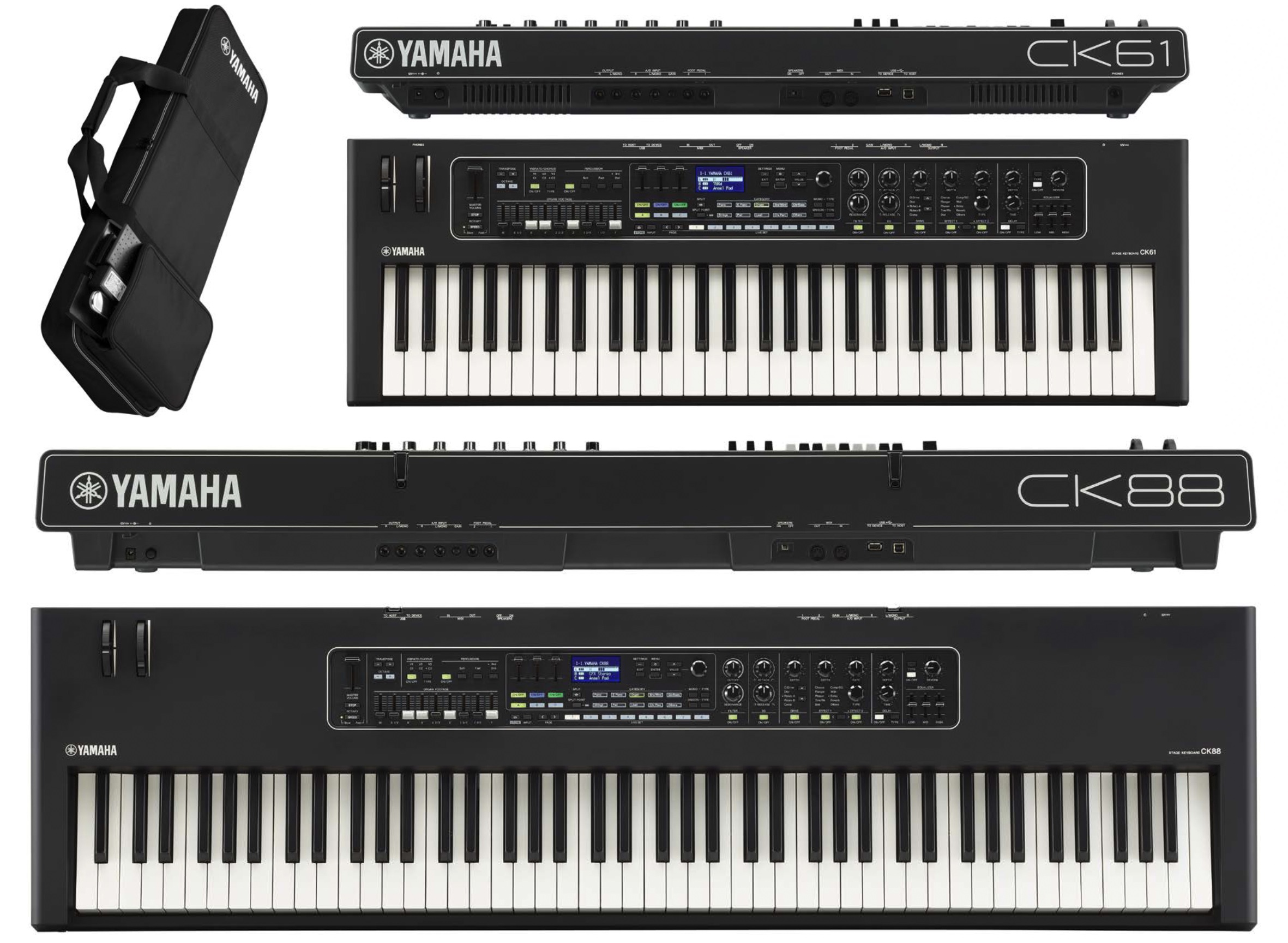 Yamaha CK61 y CK88, teclados de escenario para todos | Hispasonic